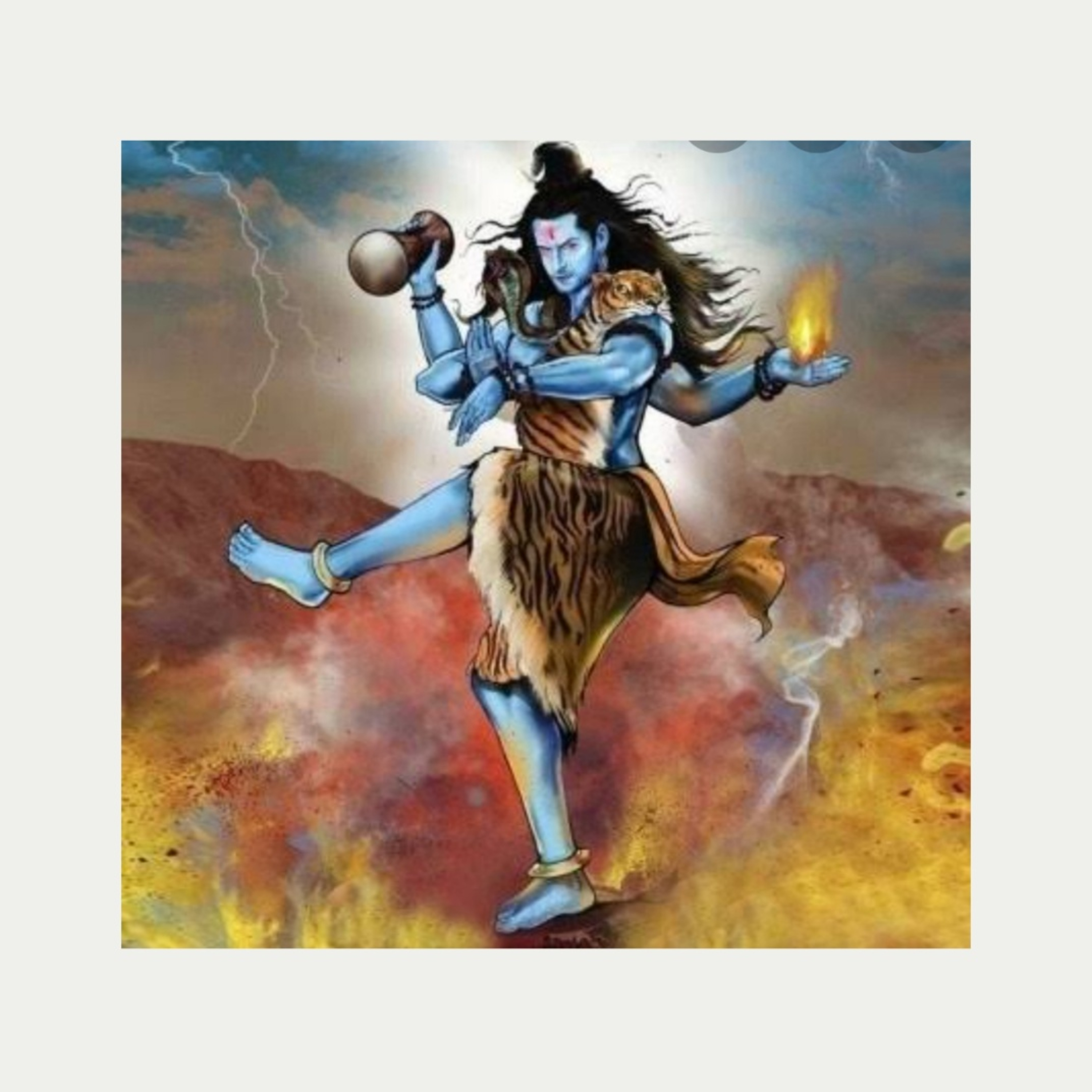 Lord Shiva Tandav Stotram created by Ravana – Mythological Realm ...