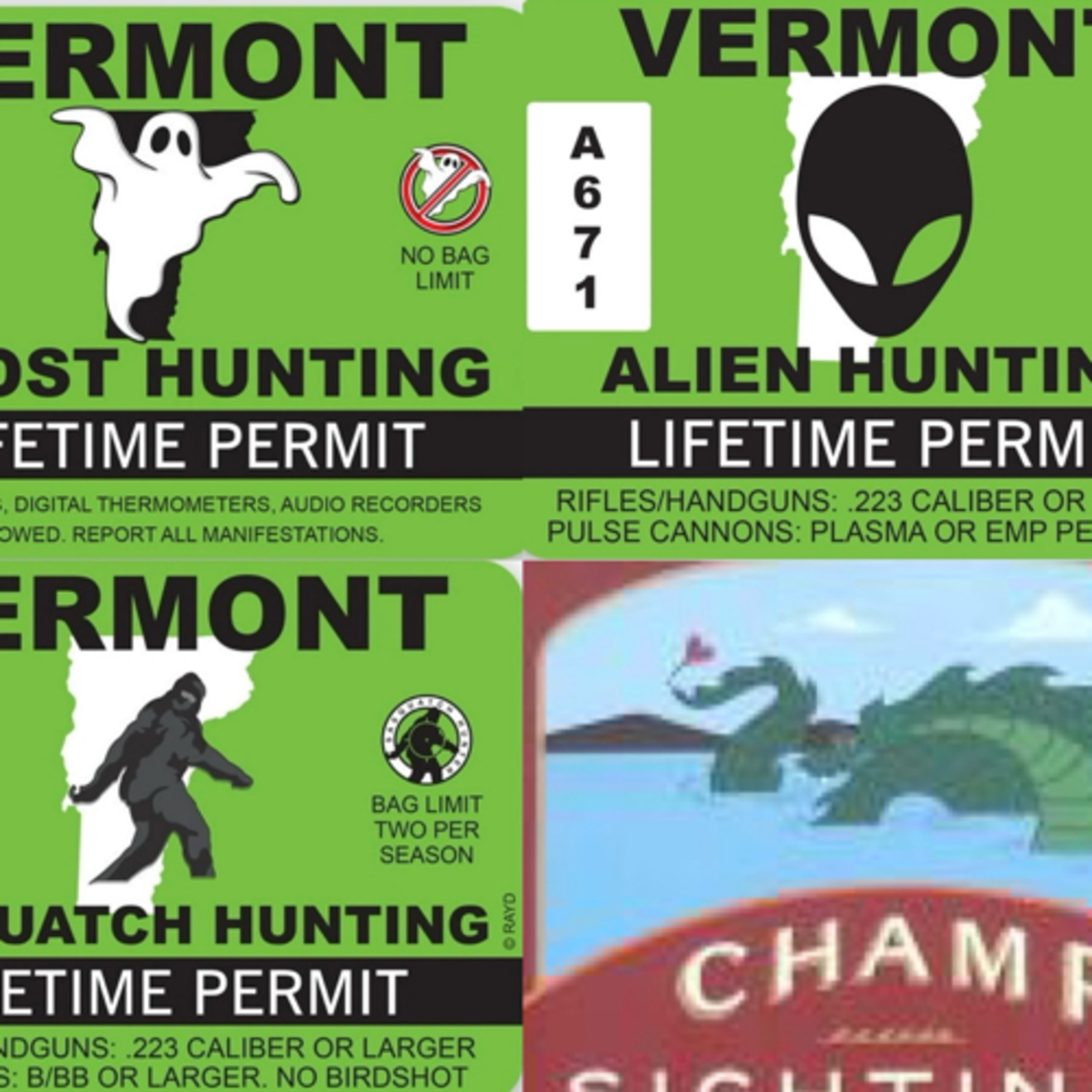 A week in Vermont (UFOs, Ghosts, Bigfoot, Water Monsters ...