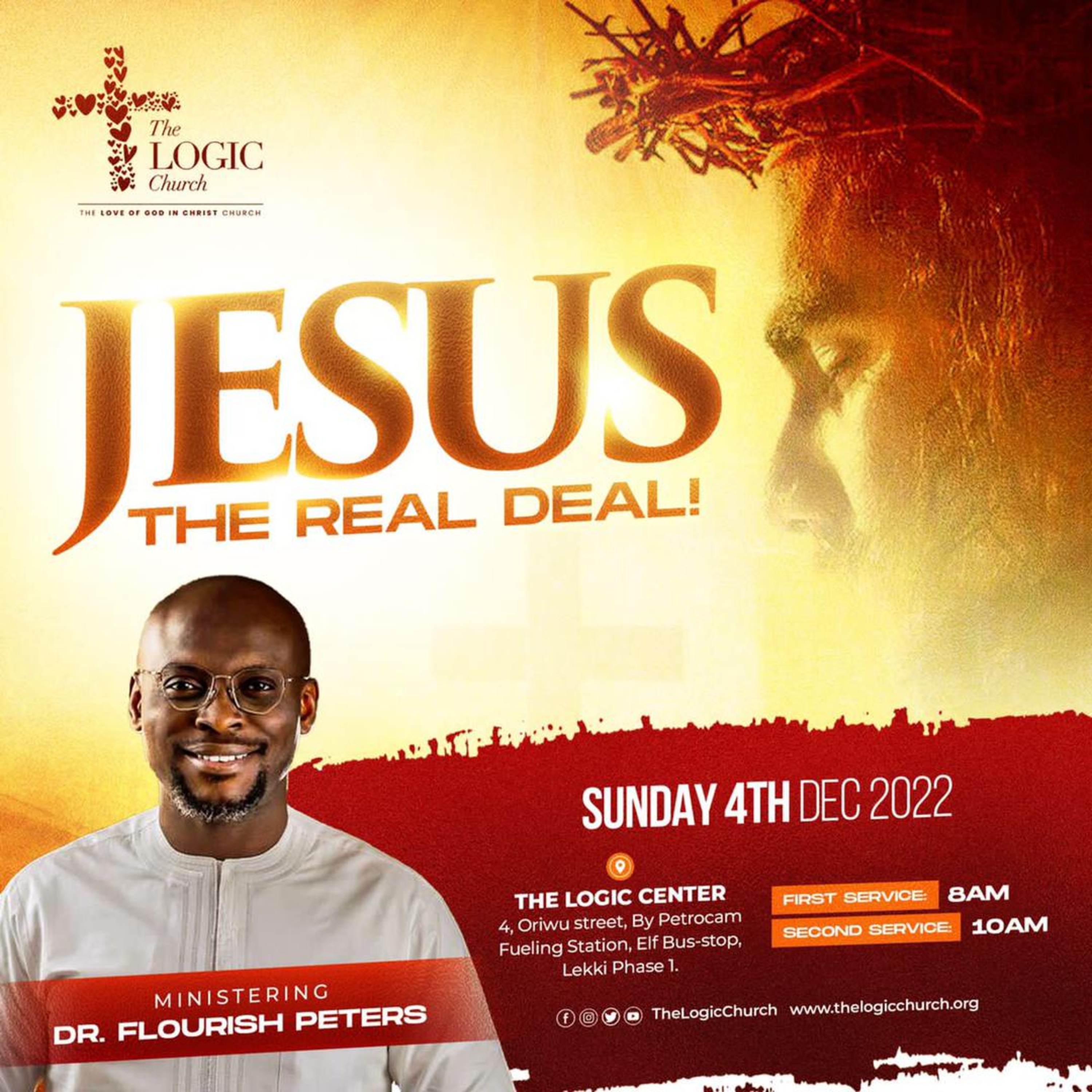 JESUS THE REAL DEAL! BY DR. FLOURISH PETERS. – THE LOGIC CHURCH ...