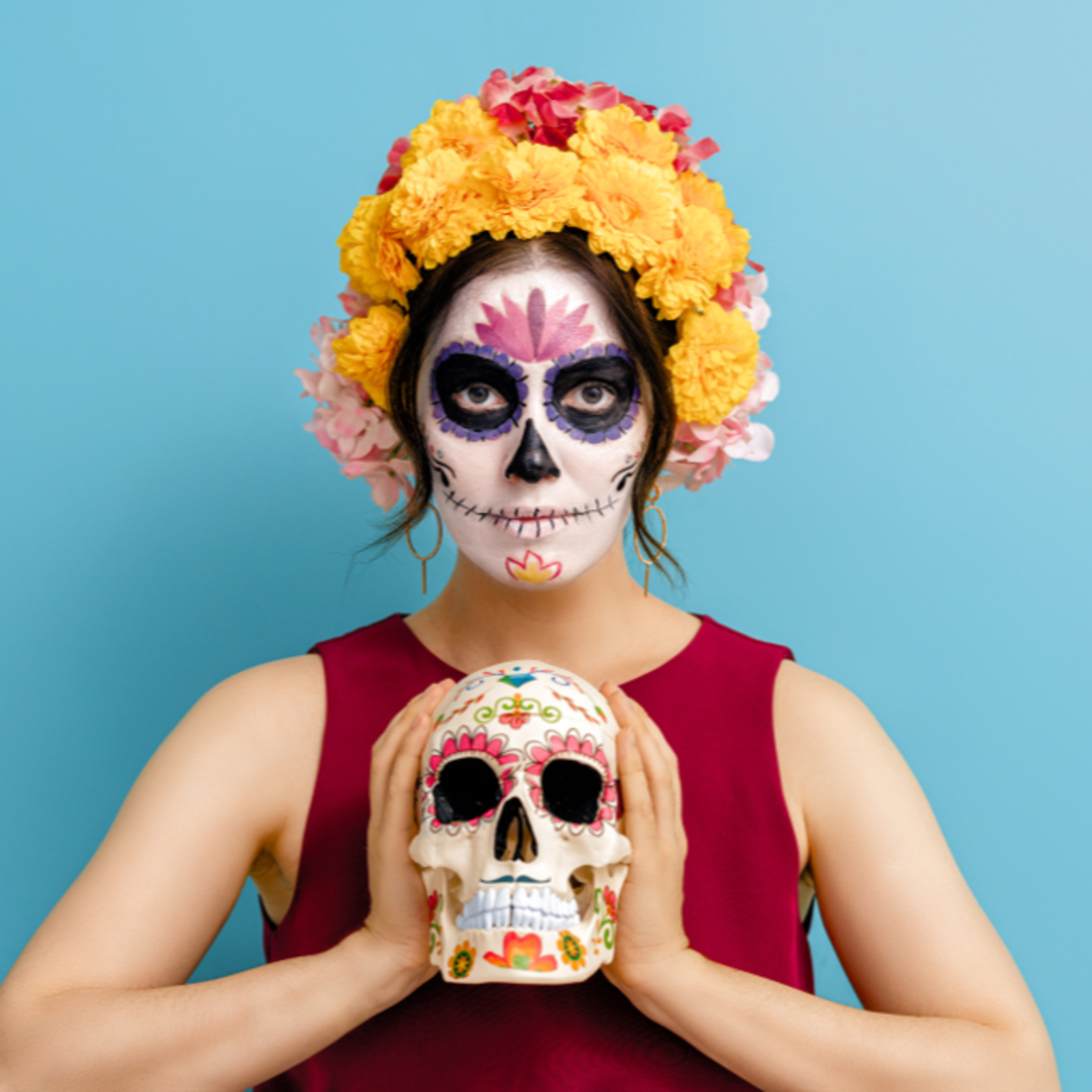 Spanish basic course. Día de muertos - Mexican Day of the Dead - Learn Spanish from scratch to ...