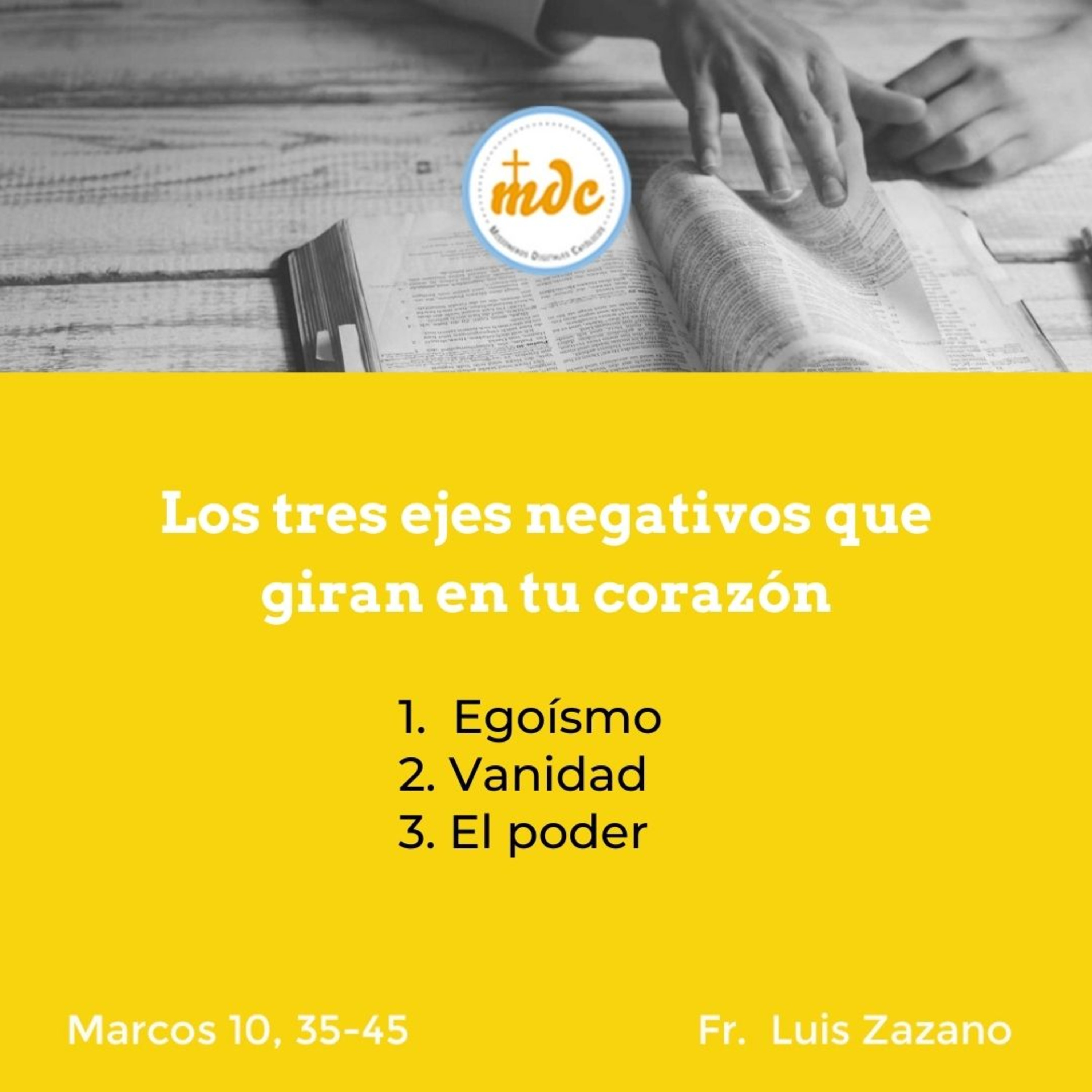 Marcos 10, 35-45 – Reflexión diaria del Evangelio por el P. Luis Zazano ...