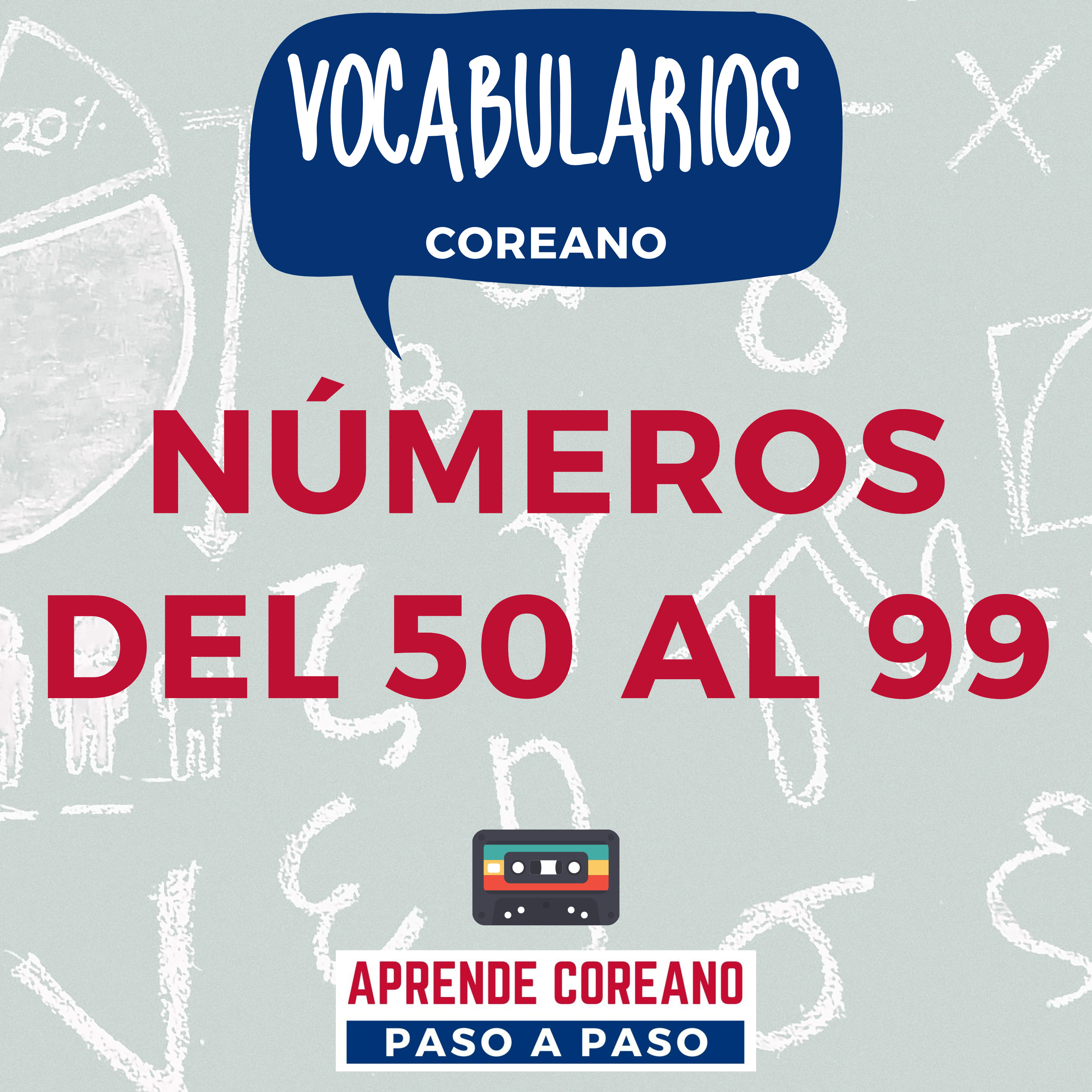 Los Números Coreanos del 1 a 49 (Números Nativos) – Aprende coreano ...