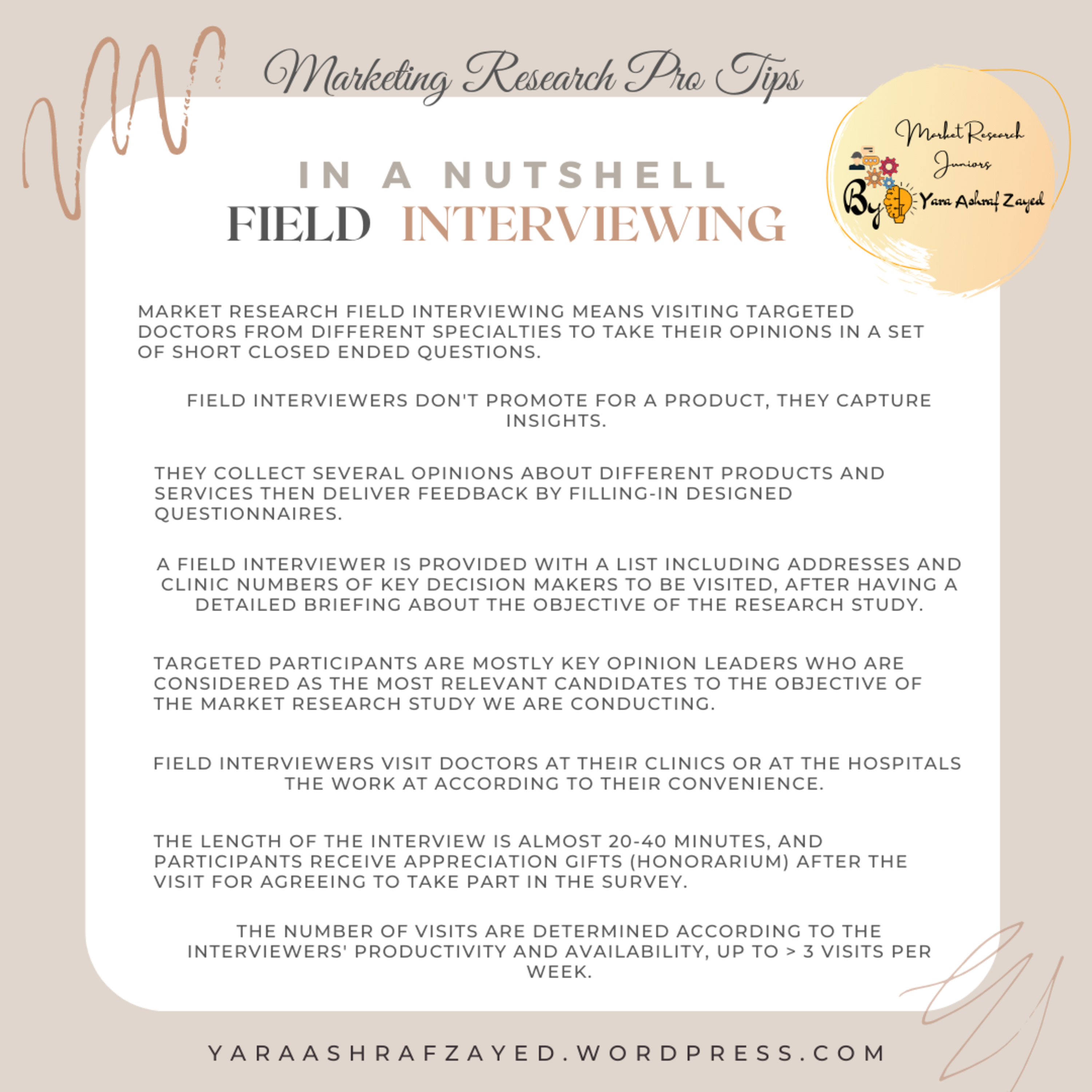 Market Research Field Interviewing In a Nutshell For Beginners – BY ...
