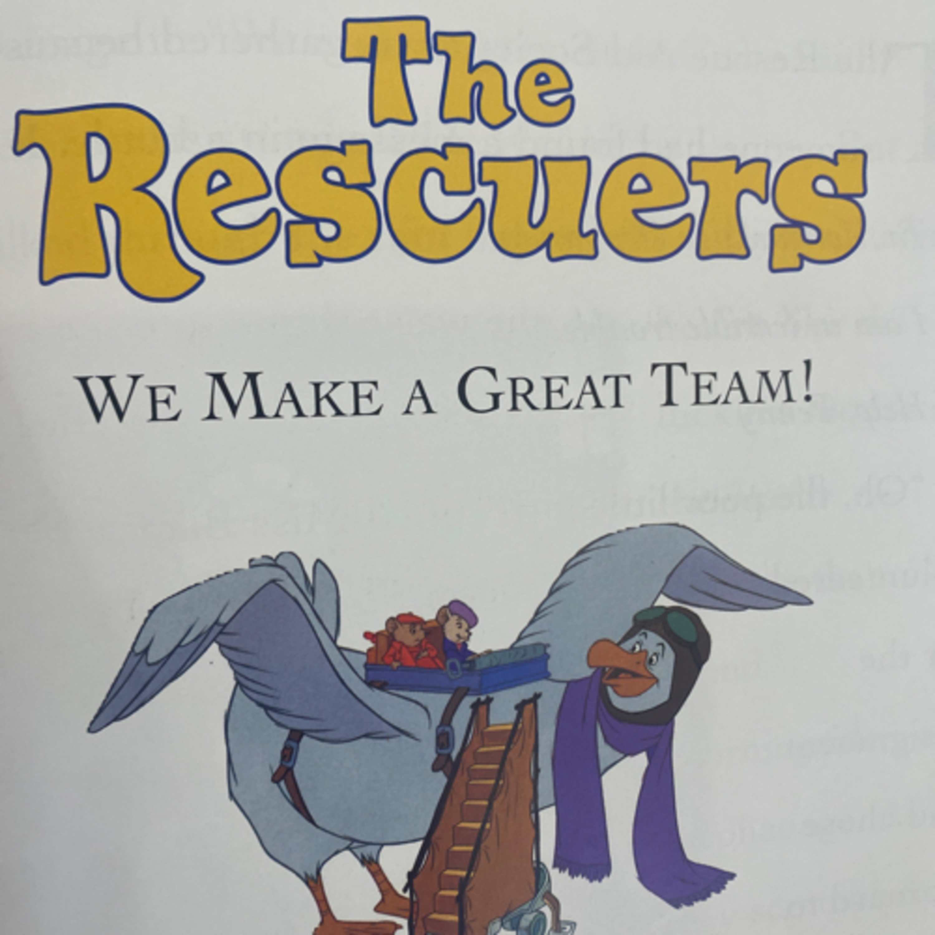 Disneys Animal Stories: The Rescuers - We Make a Great Team - Story ...