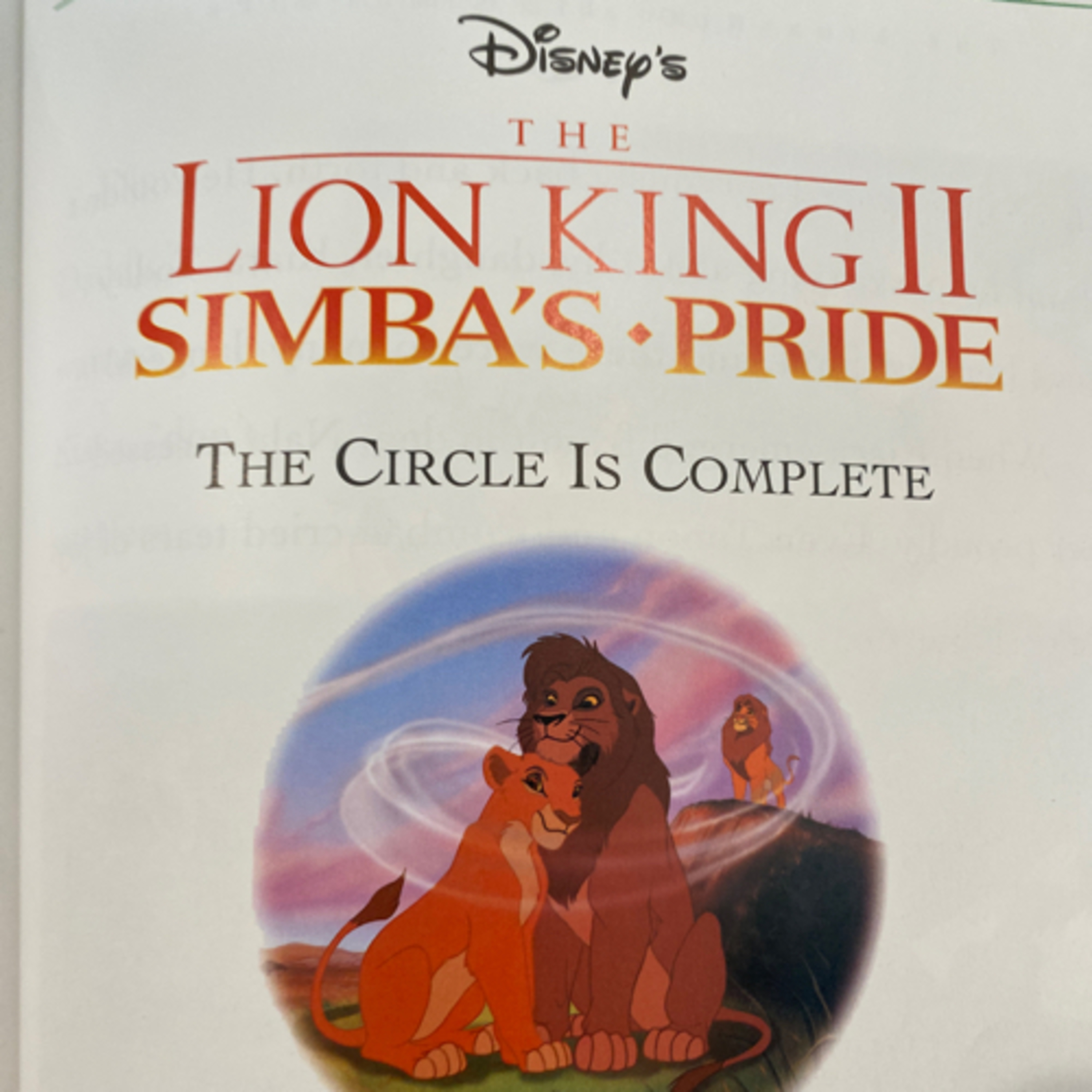 Disneys Animal Stories: The Lion King 2 Simba’s Pride – Story time with ...