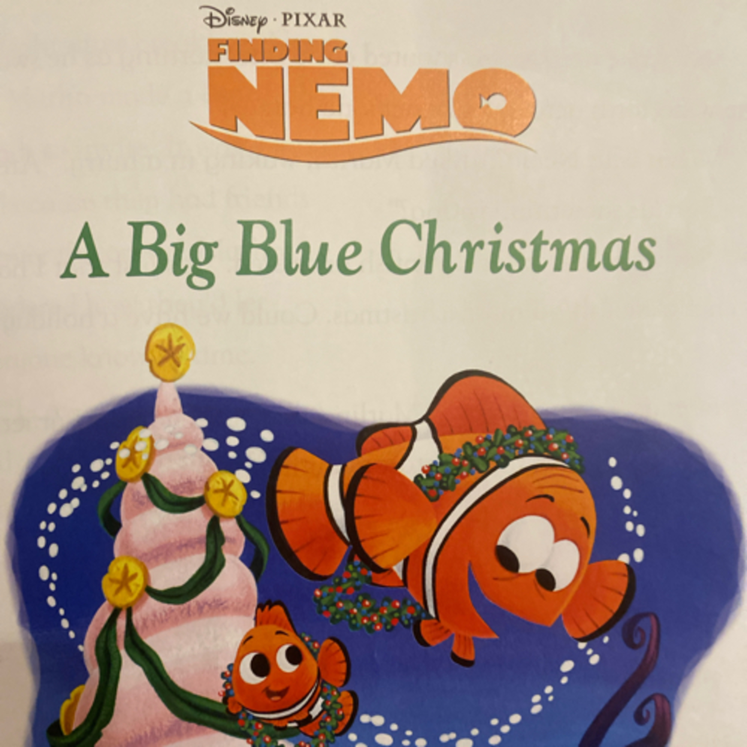Disney Christmas Storybook Collection: Finding Nemo - A Big Blue ...