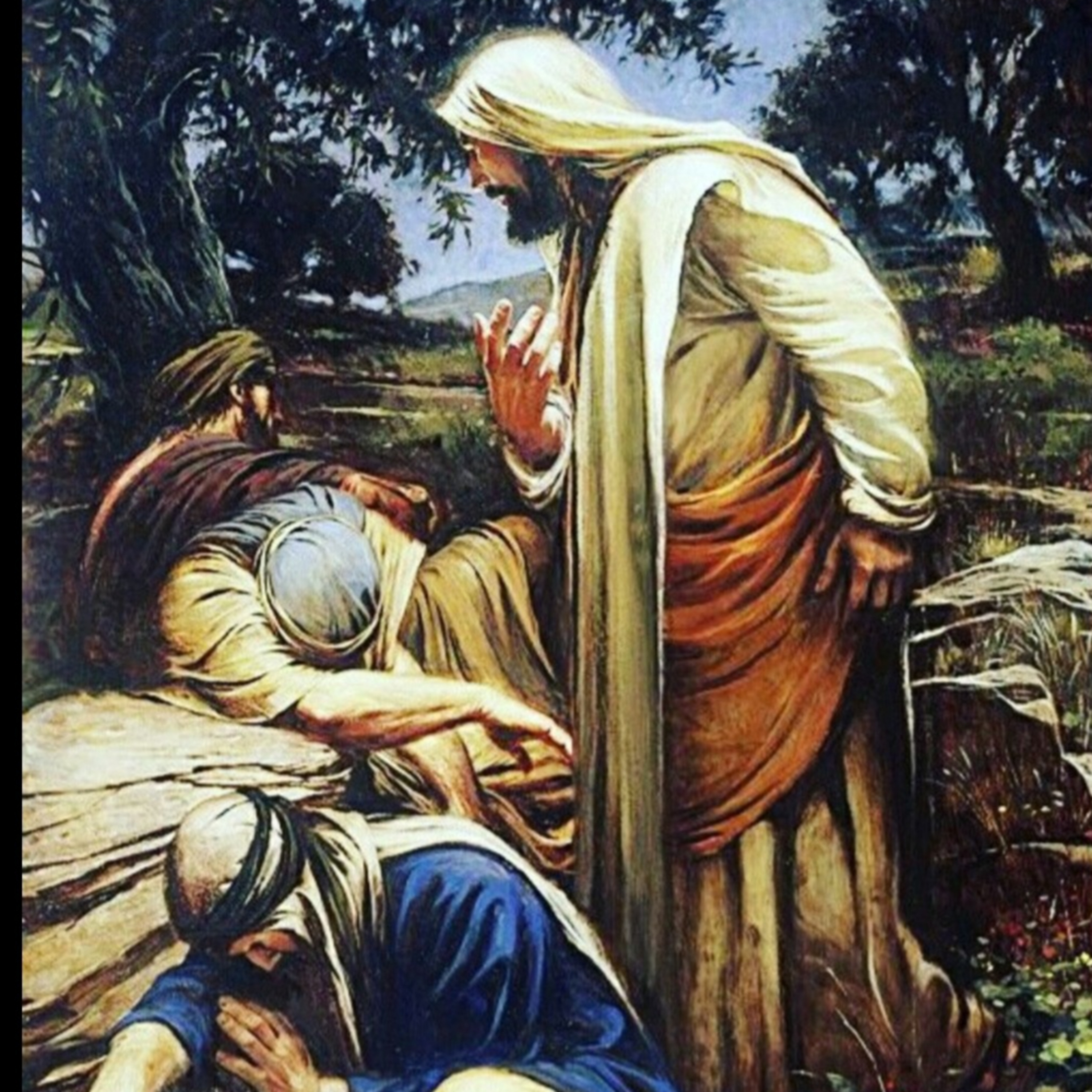 AGONY IN THE GARDEN - Jesus finds his apostles asleep for the third ...