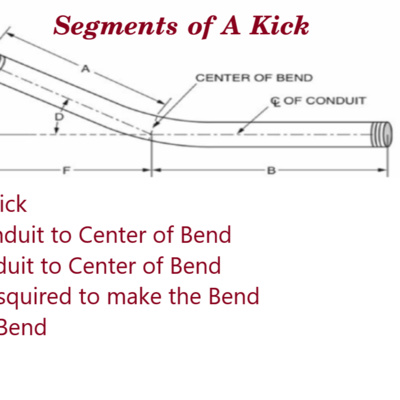 Conduit Bending - 3 point saddle Push thru Method by Holmz Law Radio