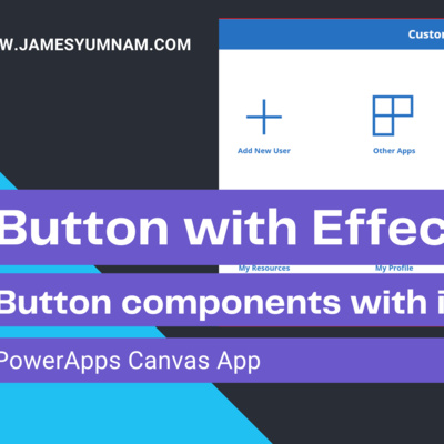 Creating Custom Button Component having Icon and Label in PowerApps by ...