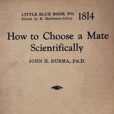 How to choose a mate scientifically. Number 1814 part 2 by Reading ...