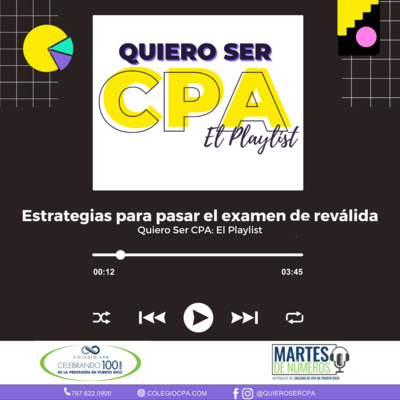 Estrategias para pasar el examen de reválida de CPA by Martes de Números