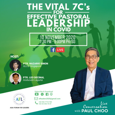 The Vital 7C’S. Hosted by Ptr. Nazario Sinon - GLCC Singapore and Ptr ...