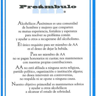 Preambulo de Alcoólicos Anônimos by SÓ POR HOJE • A podcast on Anchor