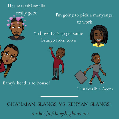 Ghanaian Slangs vs Kenyan Slangs by Slangs By Ghanaians