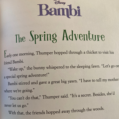 Disney 5 Minute Easter Stories: Bambi The Spring Adventure by Story ...