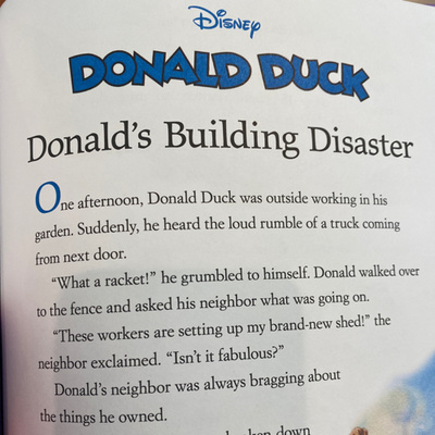 Disney 5 Minute Snuggle Stories: Donald Duck - Donald’s Building ...