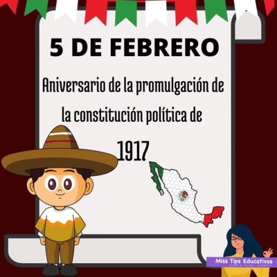 5 de febrero "Promulgación de la Constitución Mexicana de 1917" by ...