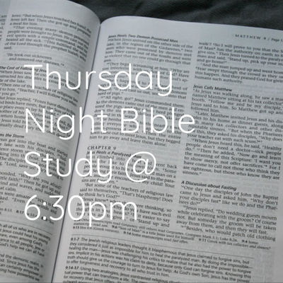 Thursday Night Bible Study @ 6:30pm • A podcast on Spotify for Creators