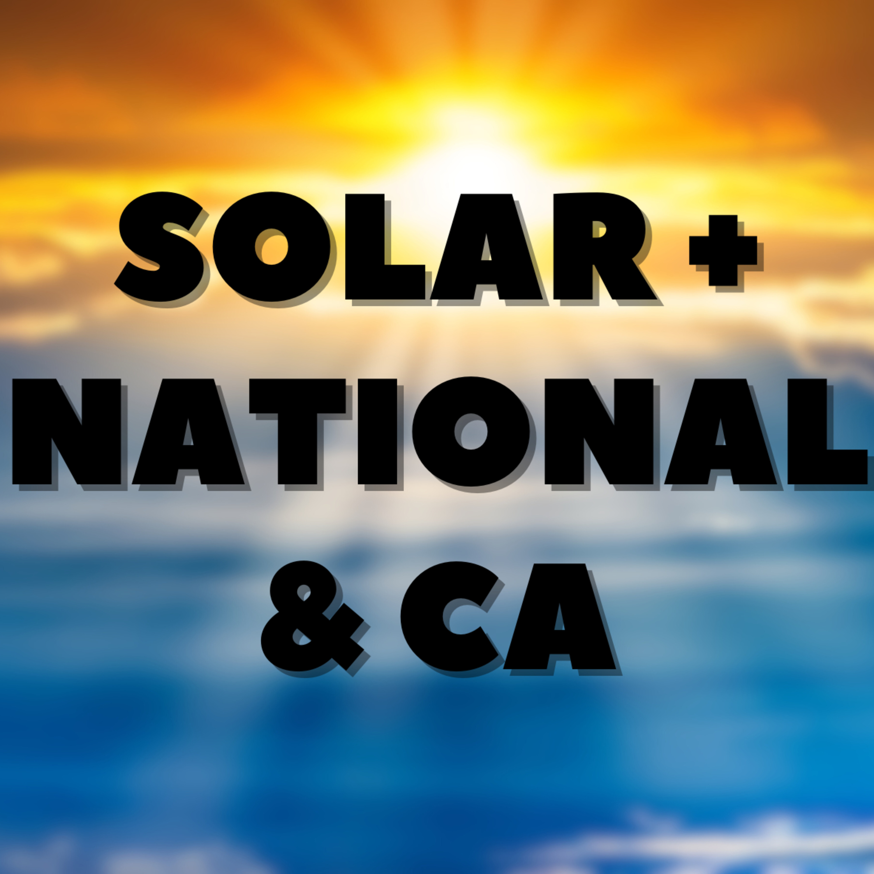 Solar + National & CA - Solar Harmonics