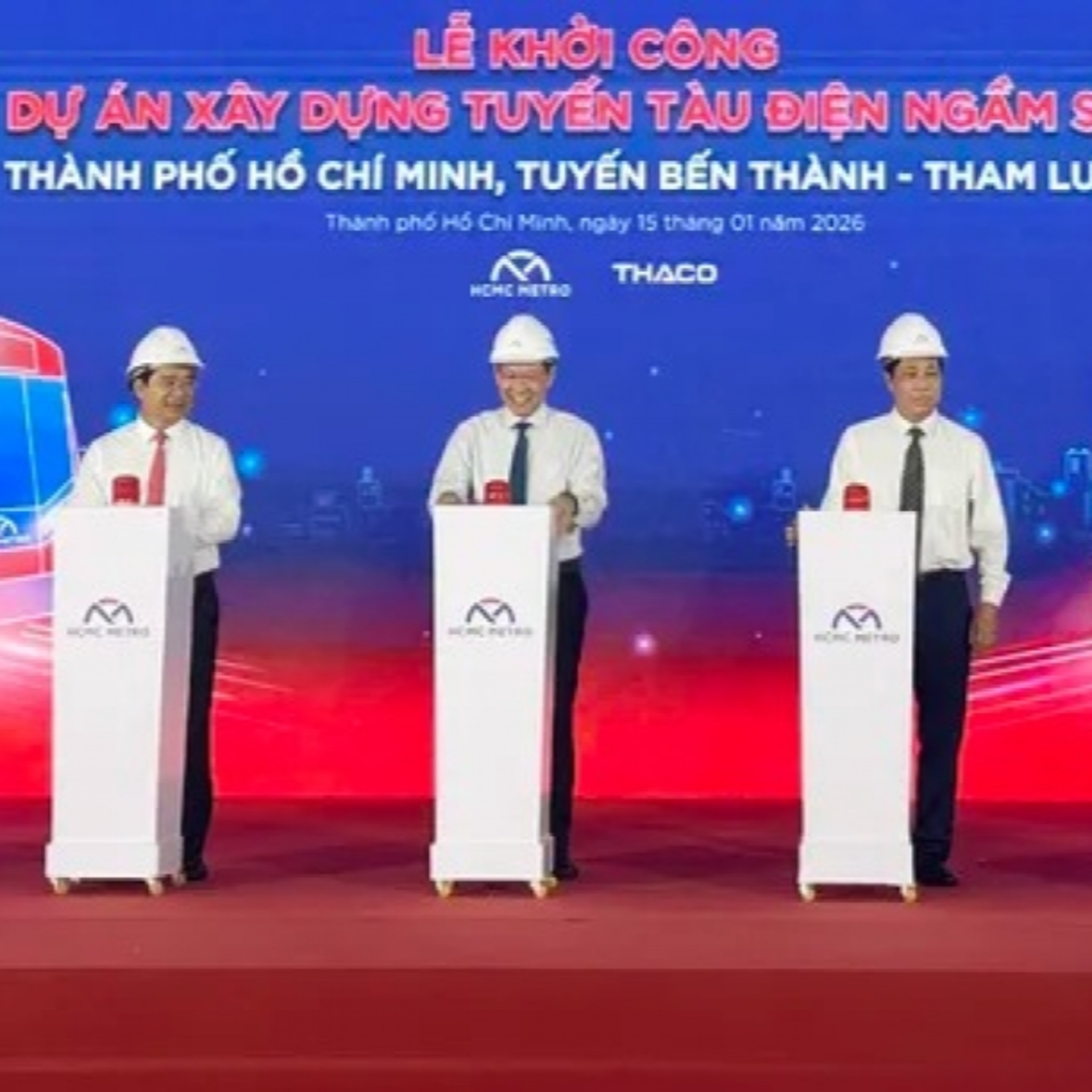 Thời sự 12h 15/1/2026: TP Hồ Chí Minh khởi công xây dựng tuyến metro ...