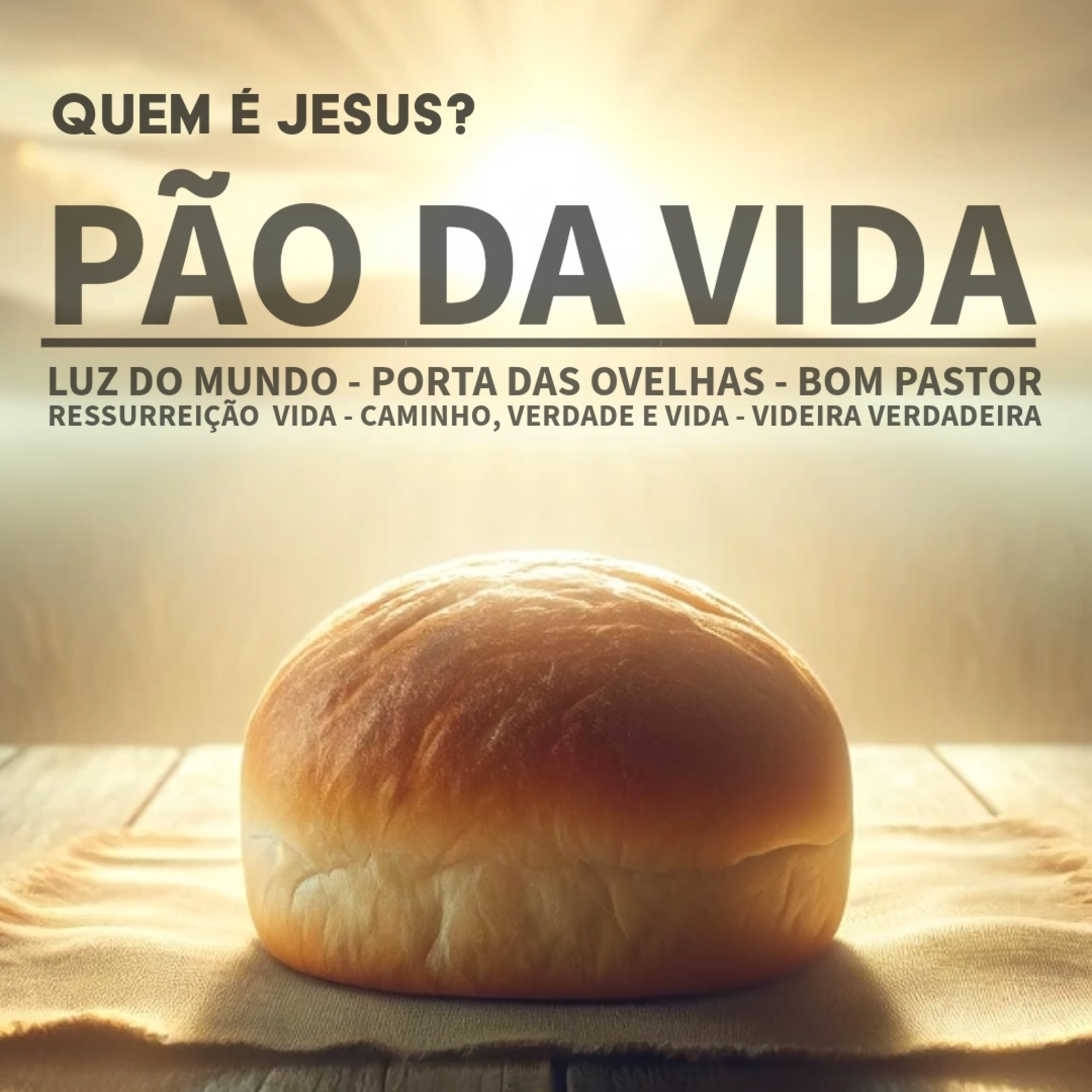 Eu sou o pão da vida | Quem é Jesus? | Pr. Rodrigo – GFAC - Grupo ...