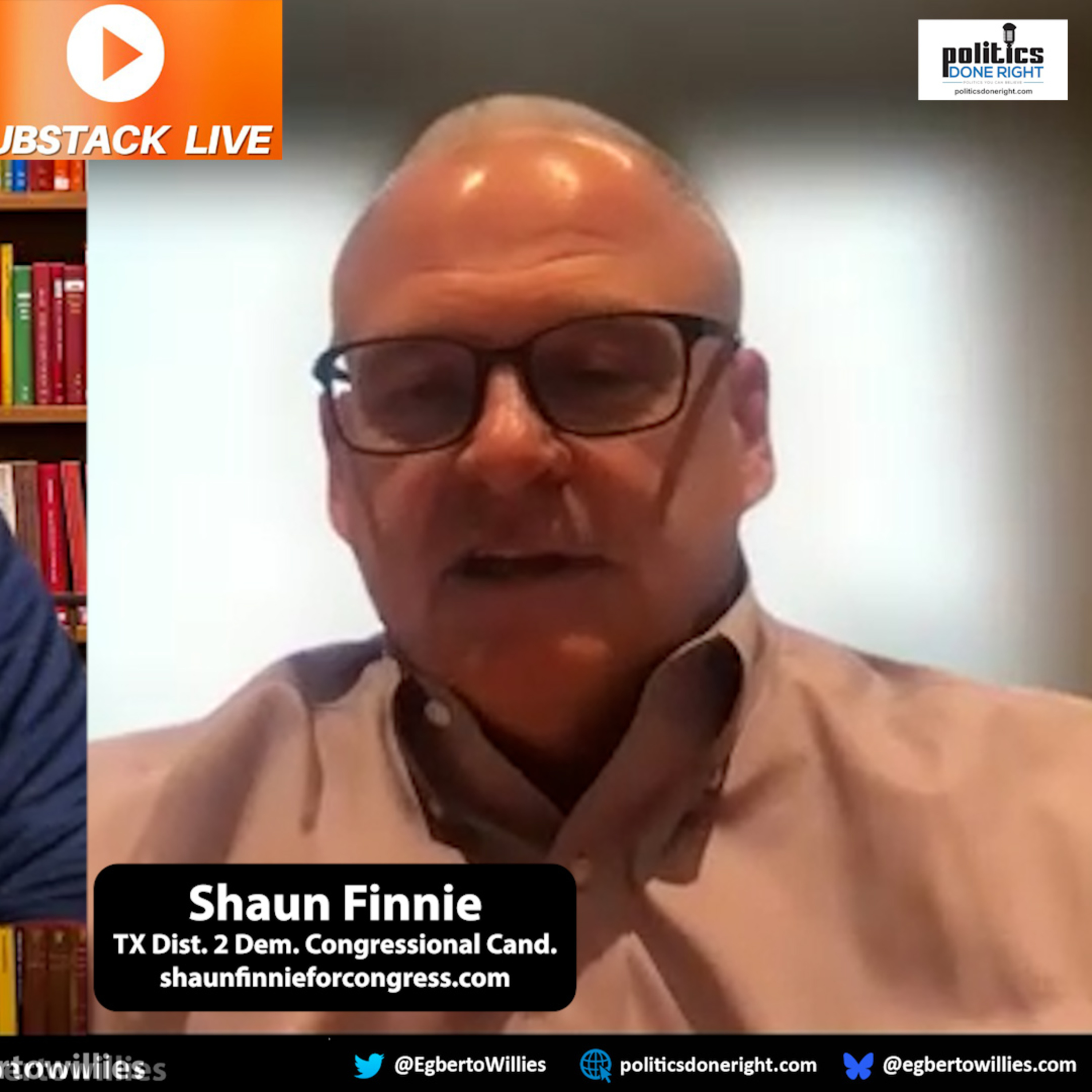 TX Dist. 2 Democratic Congressional Candidate discusses his campaign ...