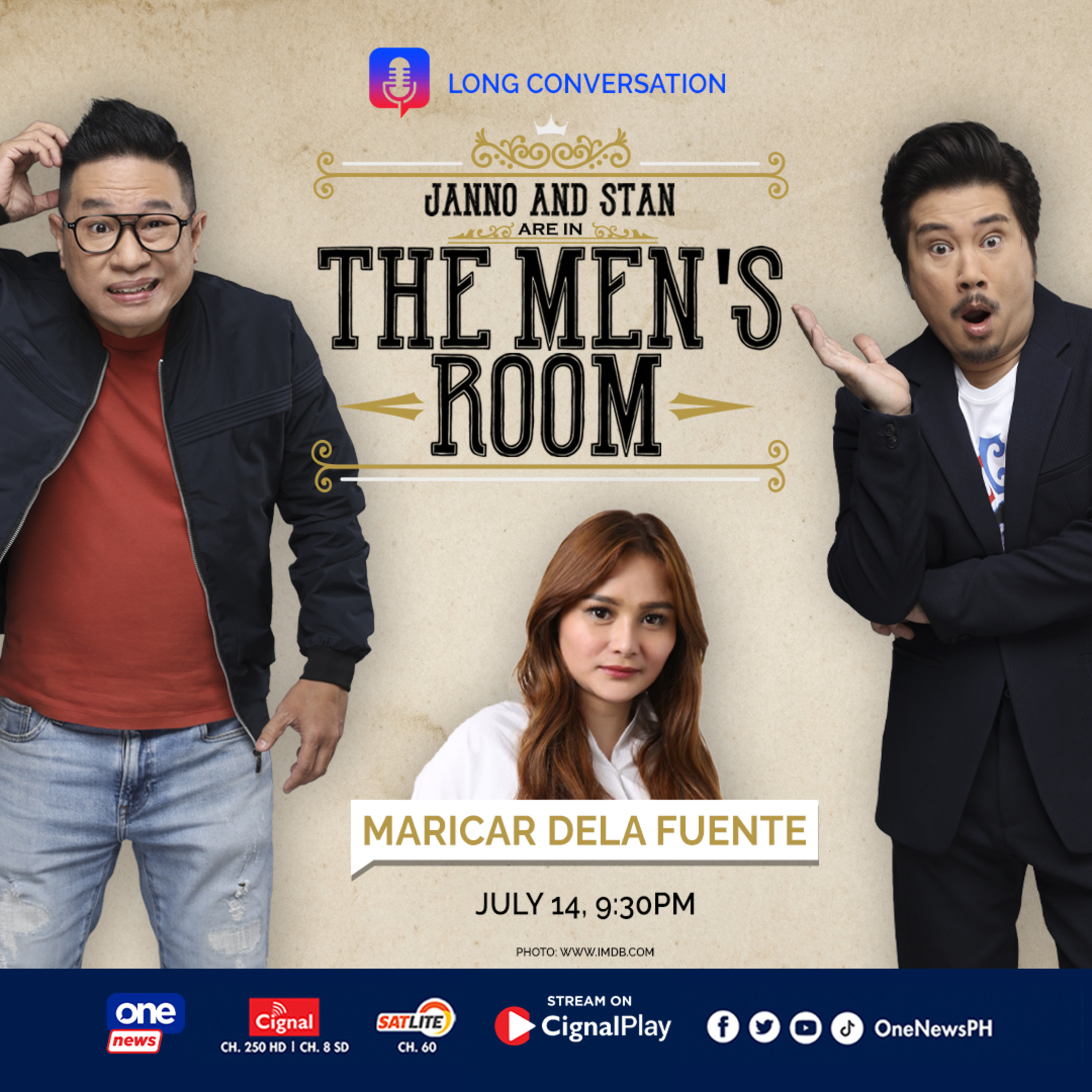 Maricar Dela Fuente - The Men's Room with Janno and Stanley – Long ...