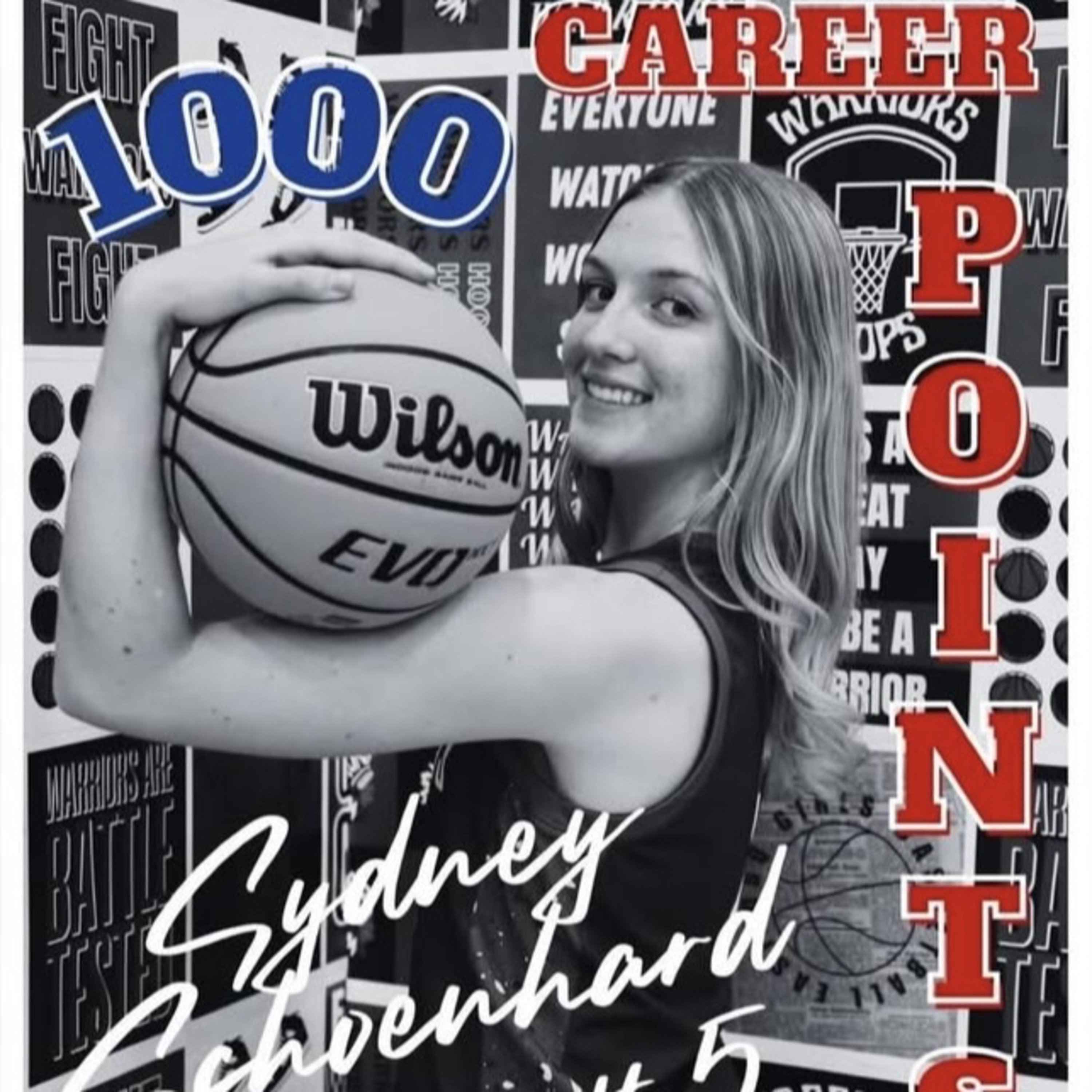 1,000-Point Warrior: Sydney Schoenhard - Dubuque Area Sports Podcast ...