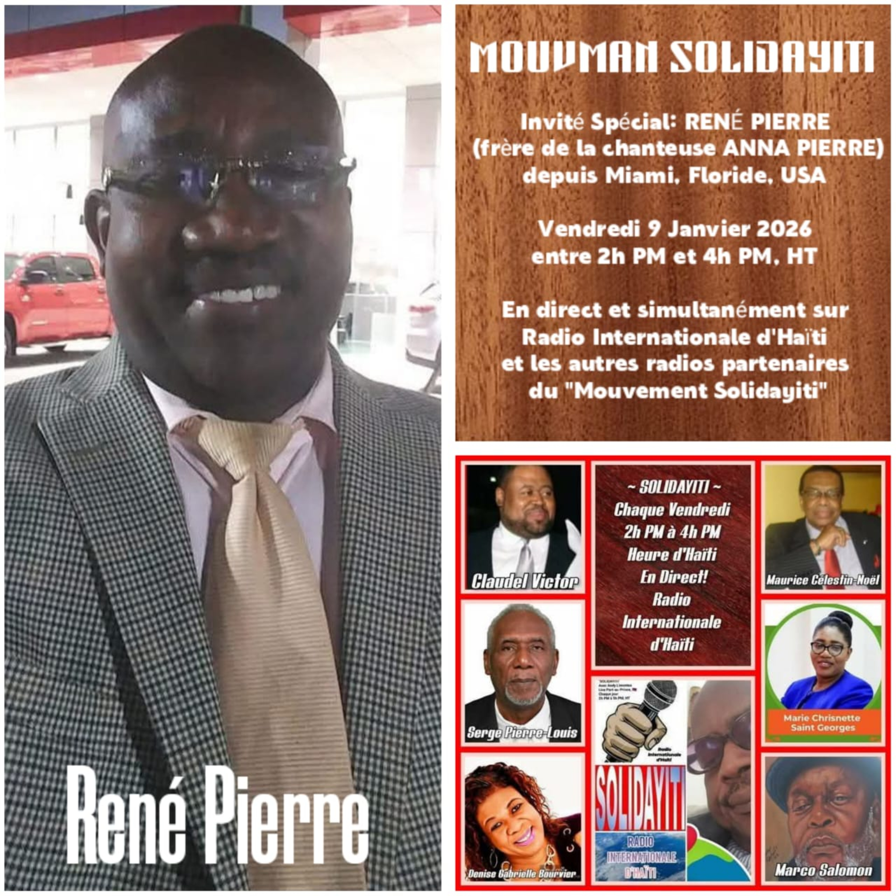 SOLIDAYITI - ANDY LIMONTAS – DGB SHOW - CLAUDEL VICTOR ‘Jou sa nan ...