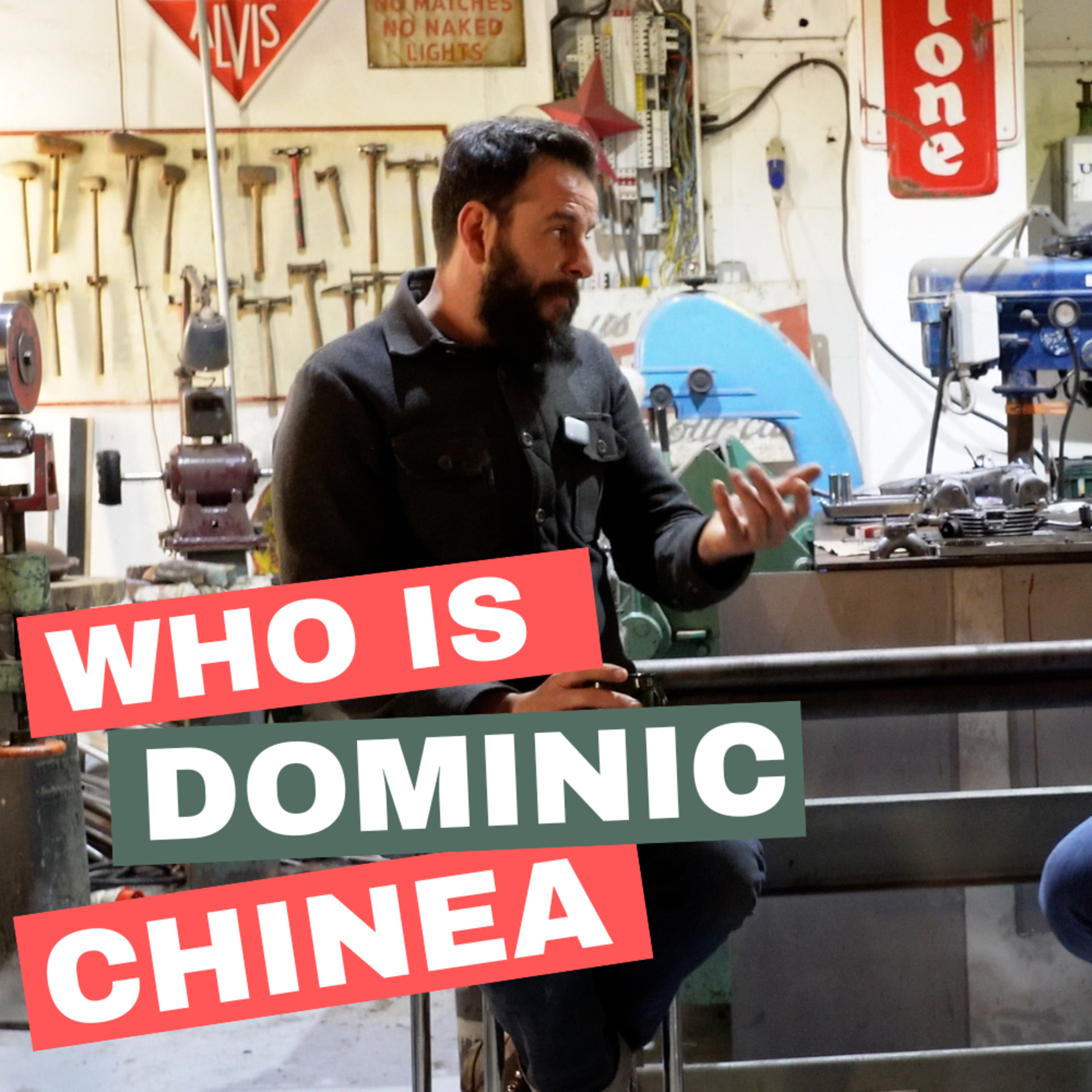 Set builder, to metalworker, to TV presenter with Dominic Chinea ...
