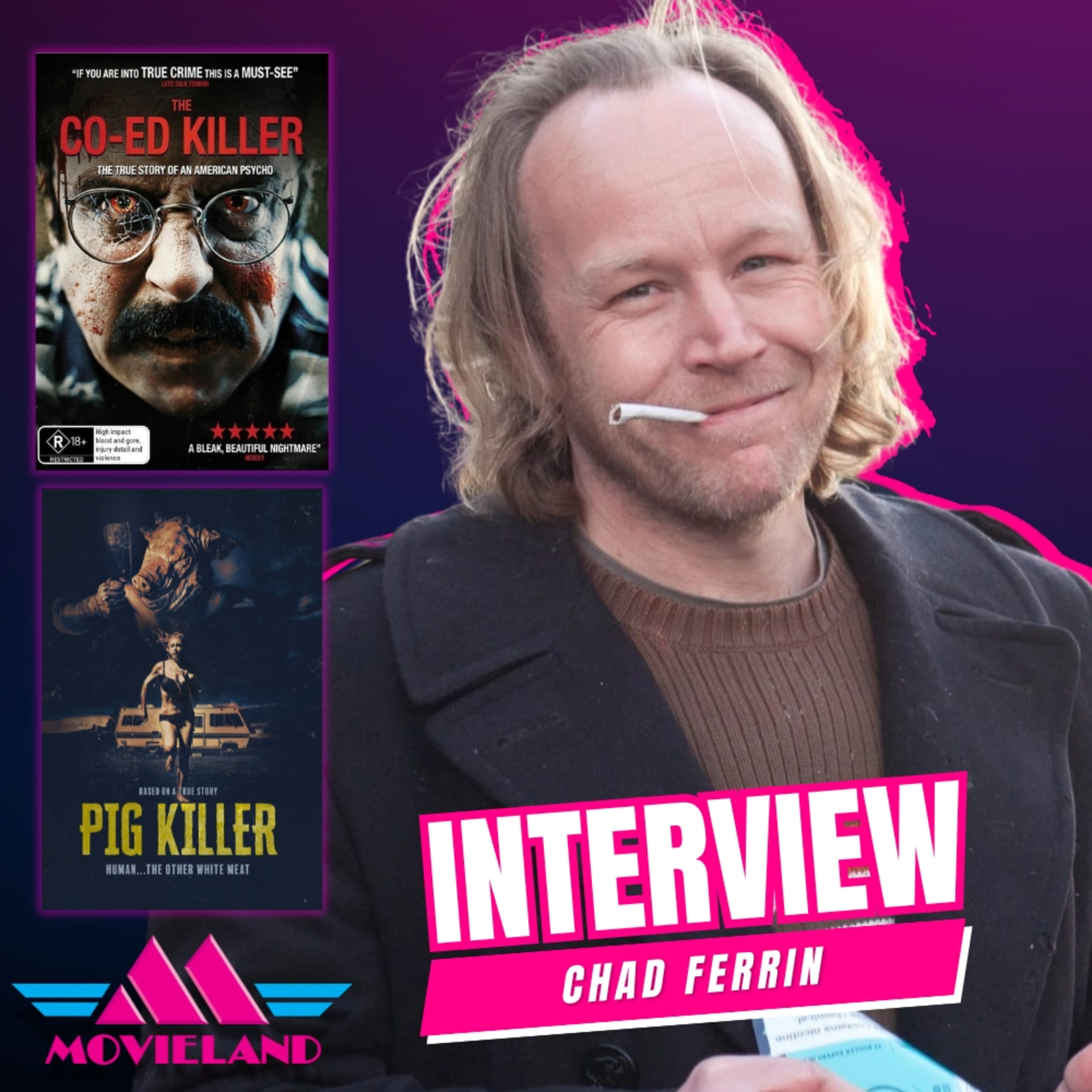 Chad Ferrin Interview | The Co-Ed Killer (2025) Ed Kemper Movie ...
