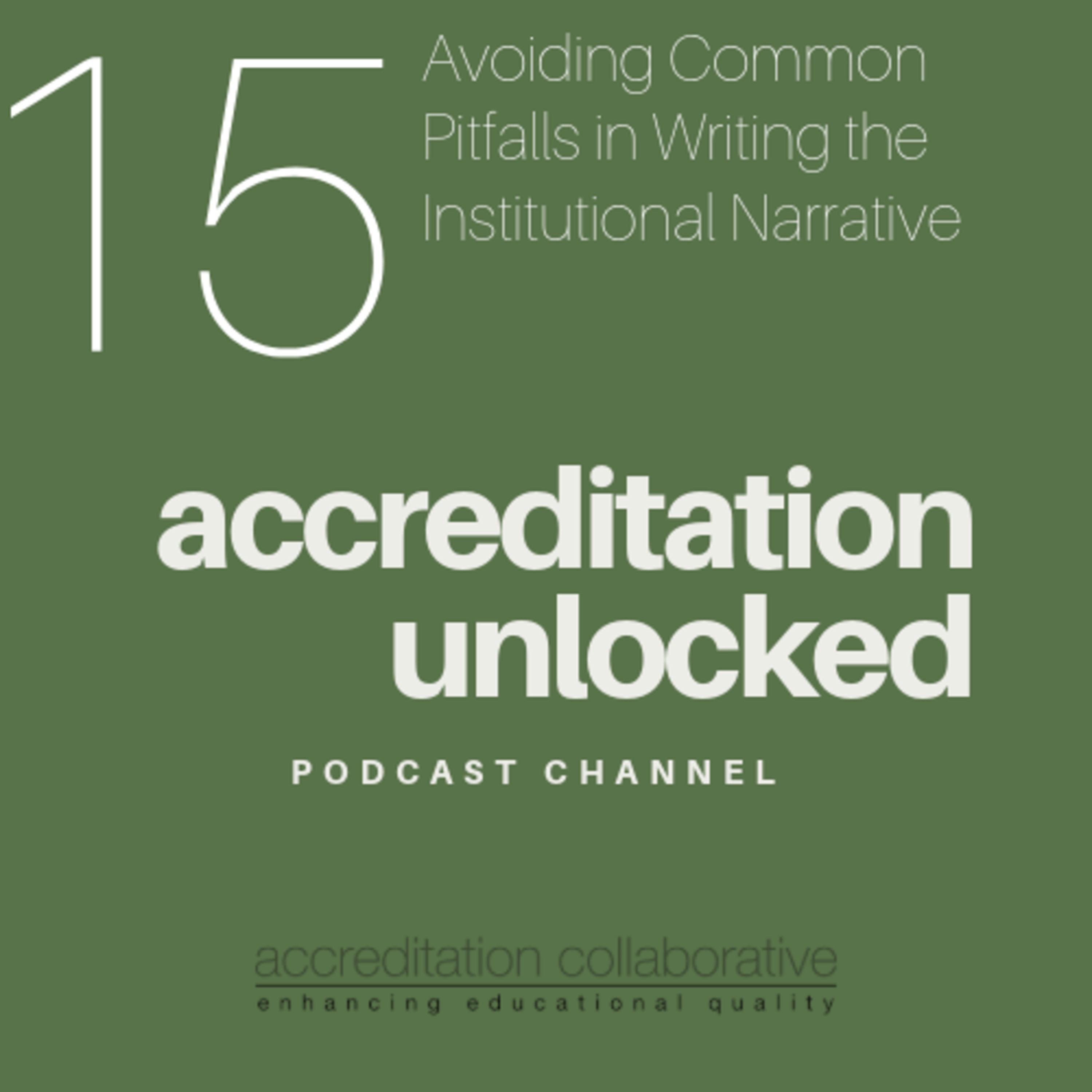 Avoiding Common Pitfalls in Writing the Institutional Narrative
