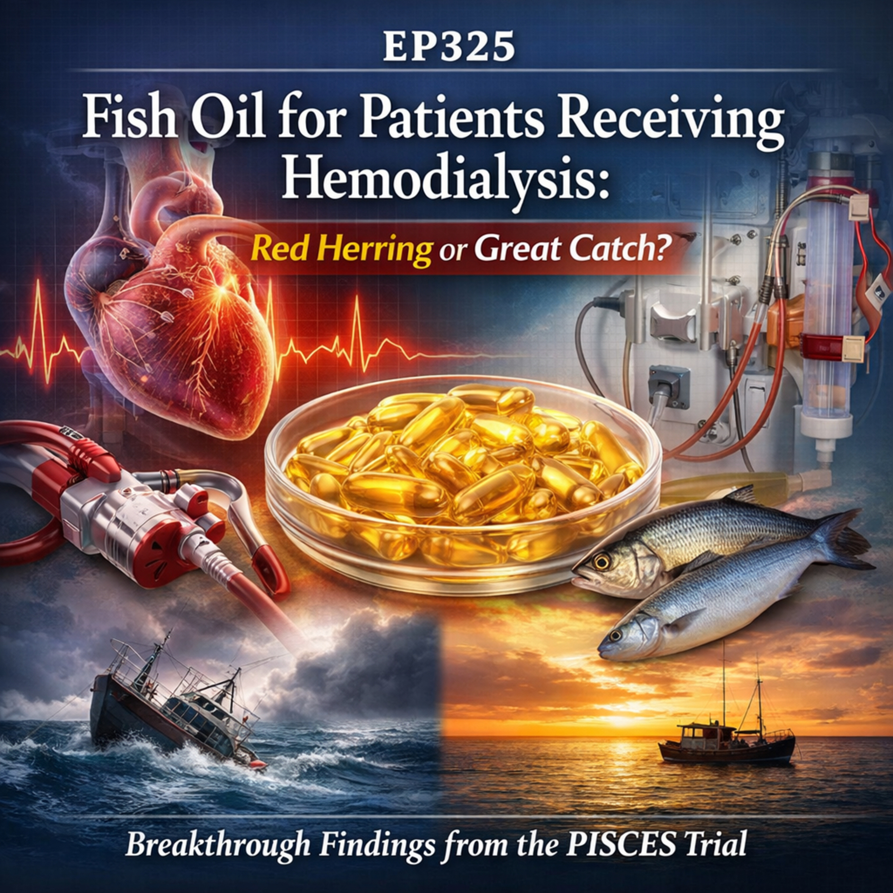 🎙️ EP325｜🎣 魚油？還是洗腎病人心血管死亡率的「那條大魚」 - DR.HAPPY HUMAN PLUMBER 人體水電工 ...
