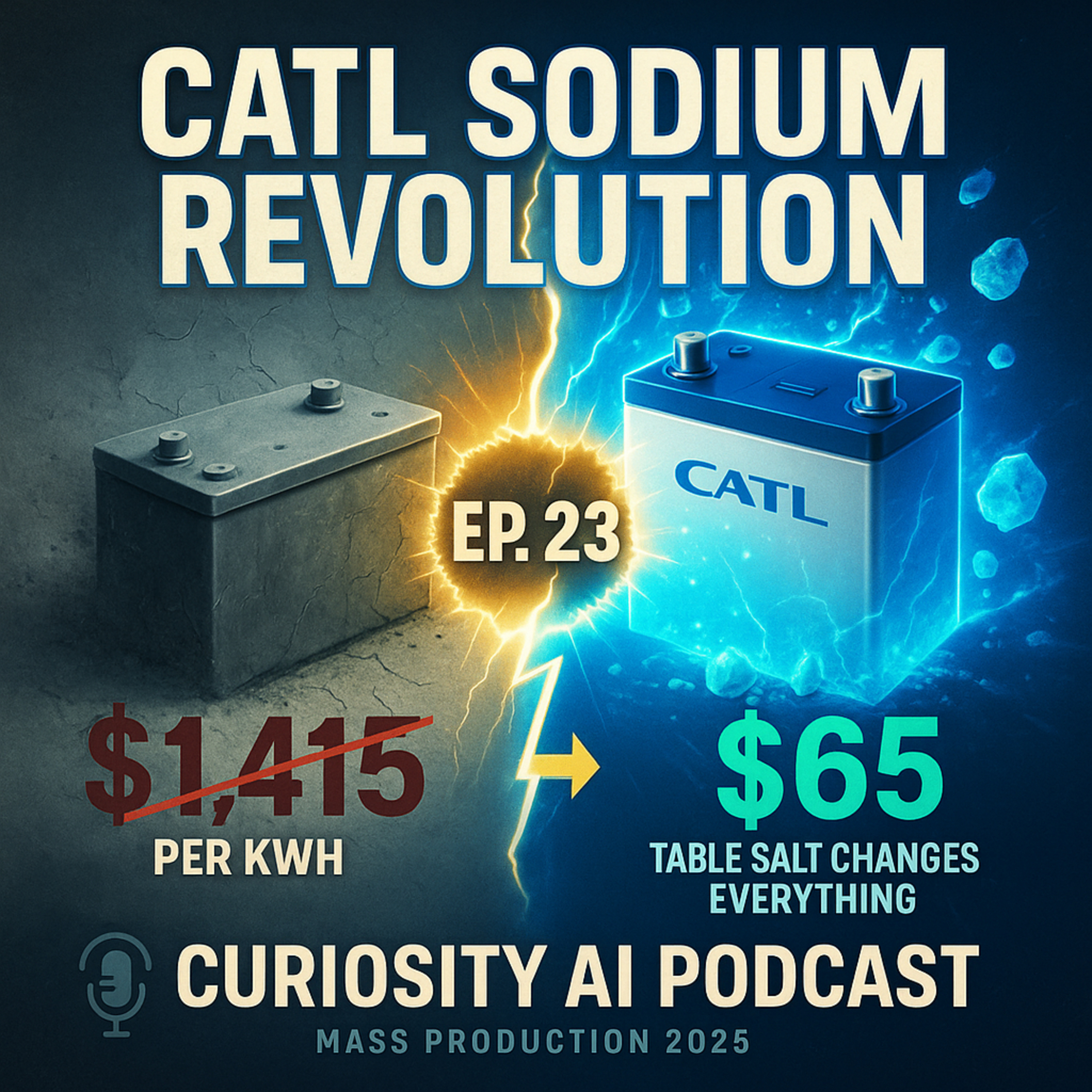 #EP 23: CATL Sodium Revolution - How Table Salt Ended Expensive ...