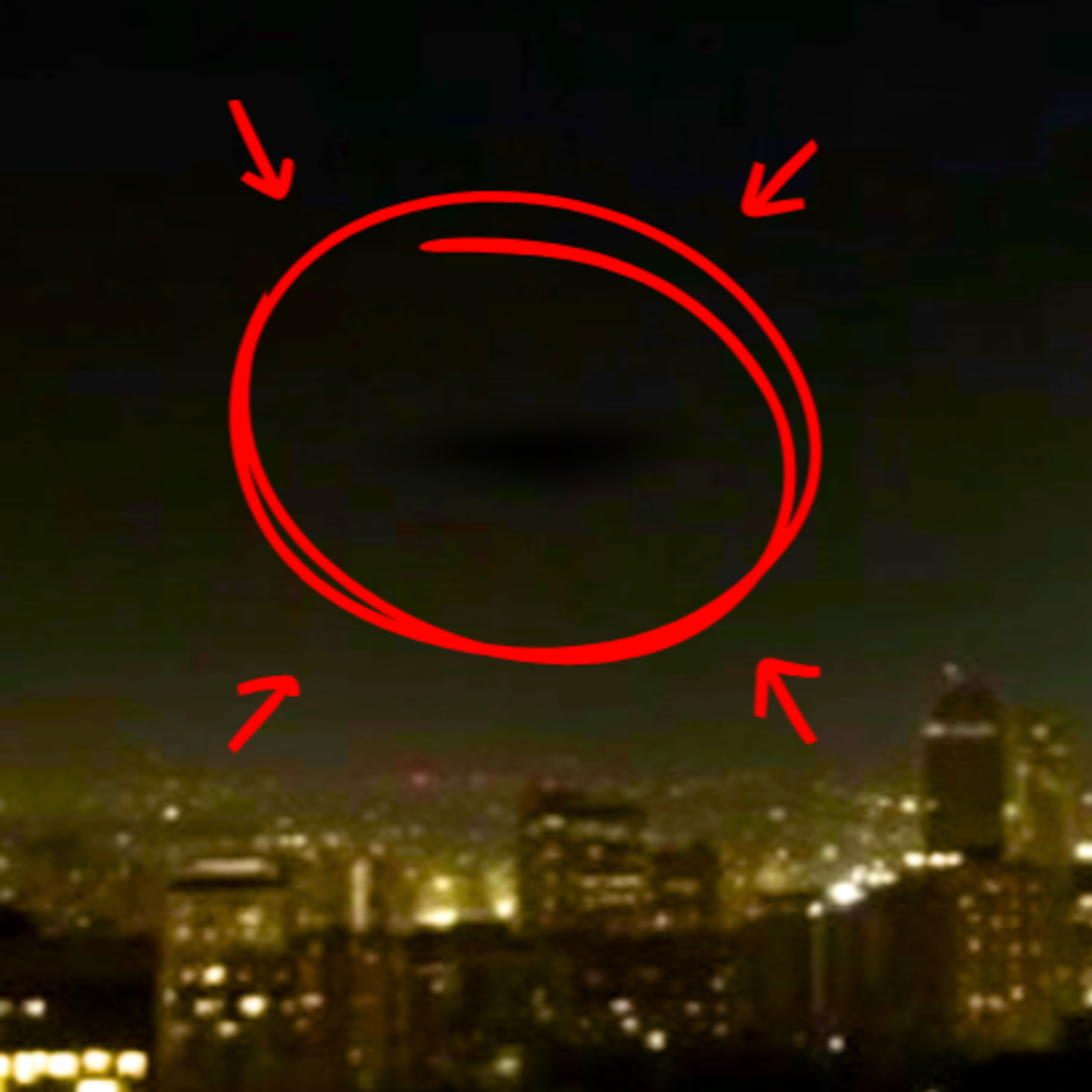 Black Shadow Figure Type Unidentified Flying Objects over Brooklyn ...