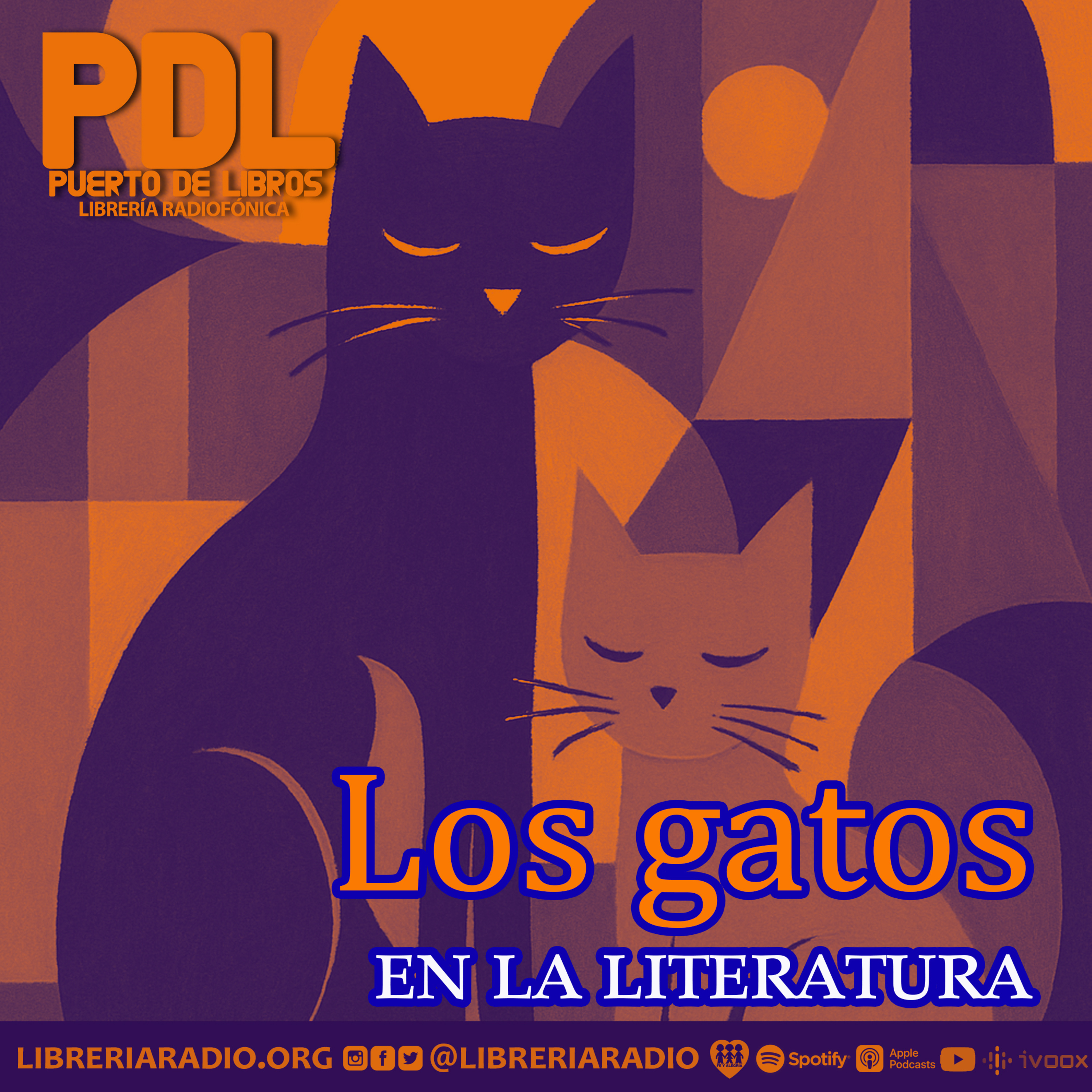 #629: Los gatos en la literatura — Felinos, metáforas y misterios - Listen Now on Puerto de ...