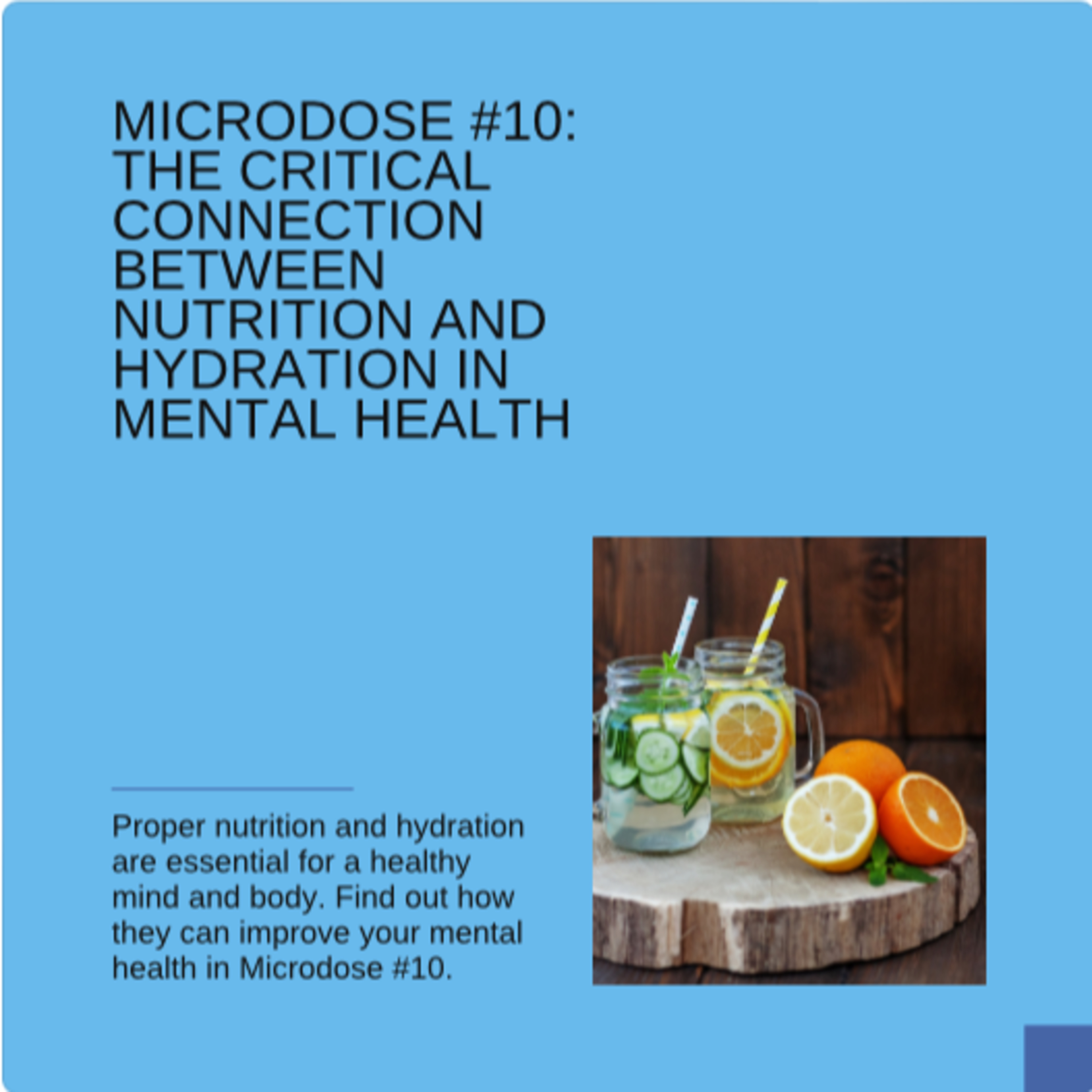 Microdose #10 - The Critical Connection Between Nutrition and Hydration in Mental Health – Men ...