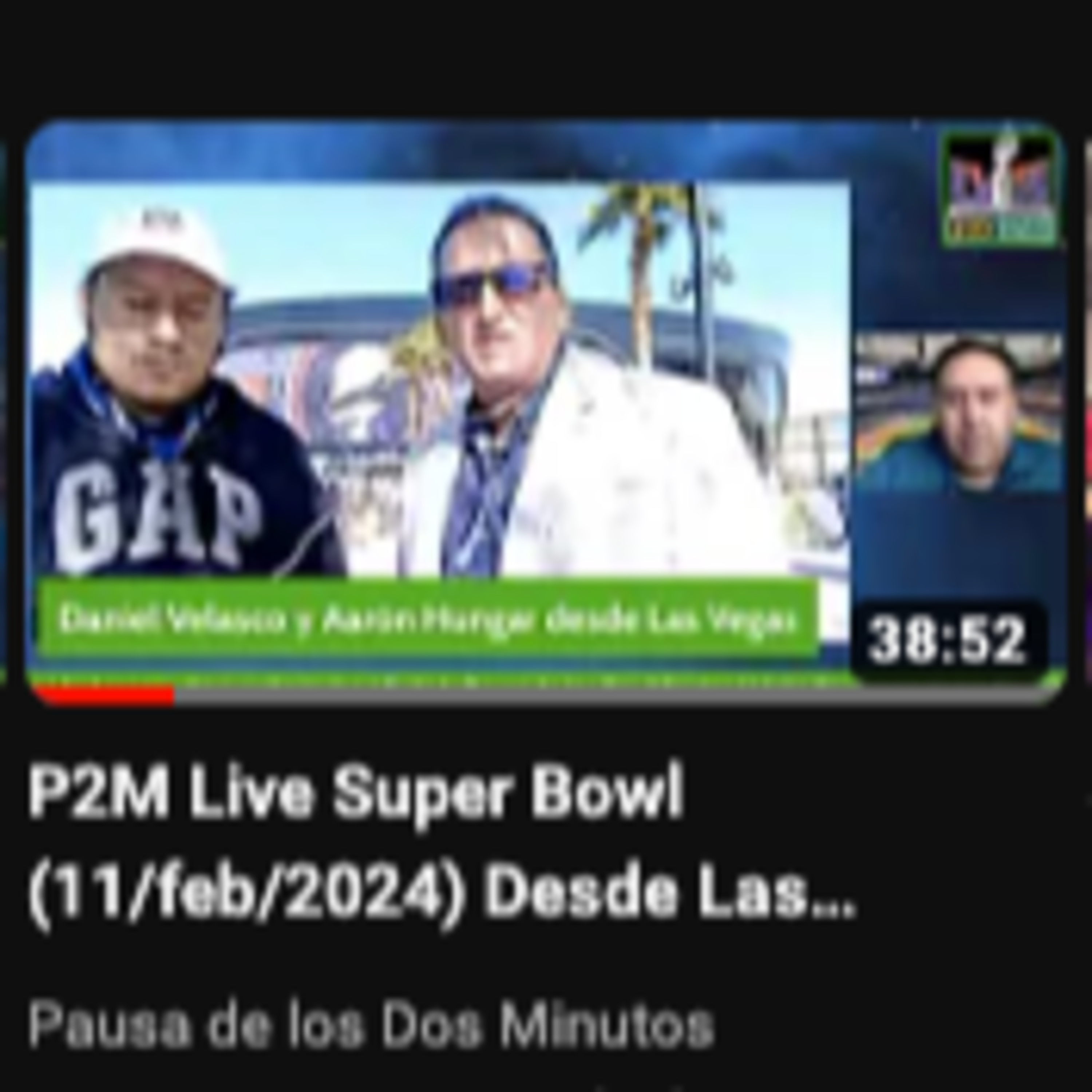 P2M Live Super Bowl (11/feb/2024) Desde Las Vegas | Color en Allegiant ...