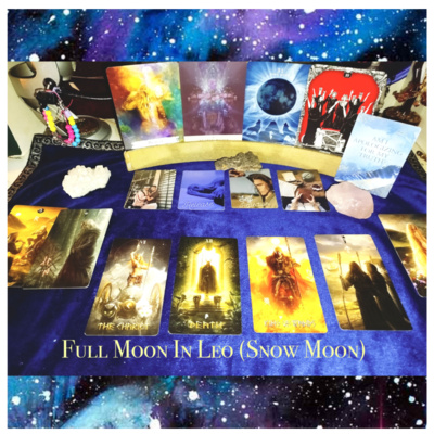 Full Moon In Leo (Snow Moon)12th February 2025 by Cosmic Witch 555 🧿