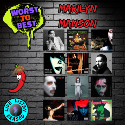 MARILYN MANSON ALBUMS RANKED || Worst To Best by Live Listen Erased