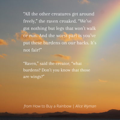 How to Buy a Rainbow by Alice Wyman by Vita Poetica Journal
