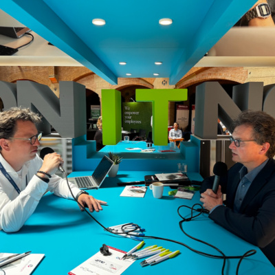 Marco Gianotten en Robin Marchand van Xlabs @ 4me Connect '24 by ...