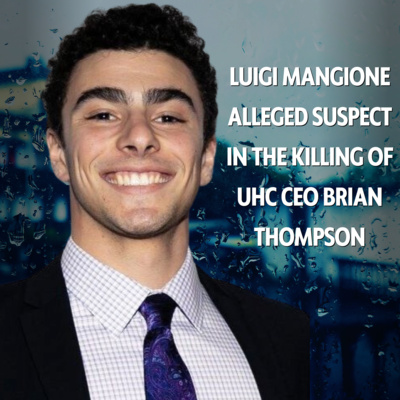 Luigi Mangione in custody , Brian Thompson murder in NYC by JulissaDesigns