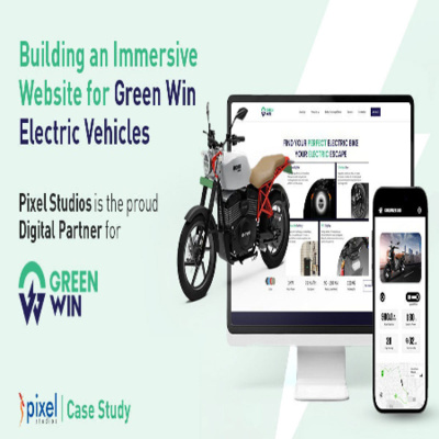 Building an Immersive Website for Green Win Electric Vehicles by pixel ...