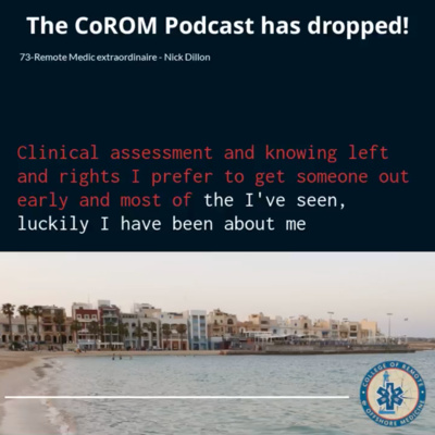 73-Remote Medic extraordinaire - Nick Dillon by CoROM cast. Wilderness ...