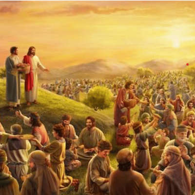 🥖️ ¡Cinco mil alimentados milagrosamente! Juan 6 con comentario. 🐟️ by ...