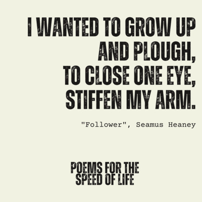 S3, E10: "Follower" by Seamus Heaney by Poems for the Speed of Life