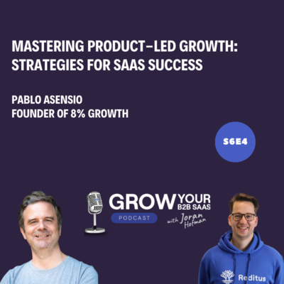 S6E4 - Mastering Product-Led Growth: Strategies for SaaS Success with Pablo Asensio by Grow Your ...