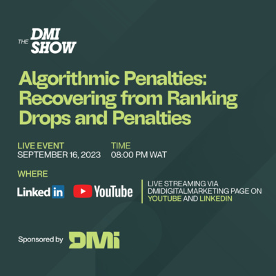 Algorithmic Update: Recovering from Ranking Drops and Penalties W/ Ruth ...