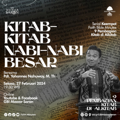 9 Pembagian Kitab Di Alkitab - Seri Ke-4: Kitab-kitab Nabi-nabi Besar ...